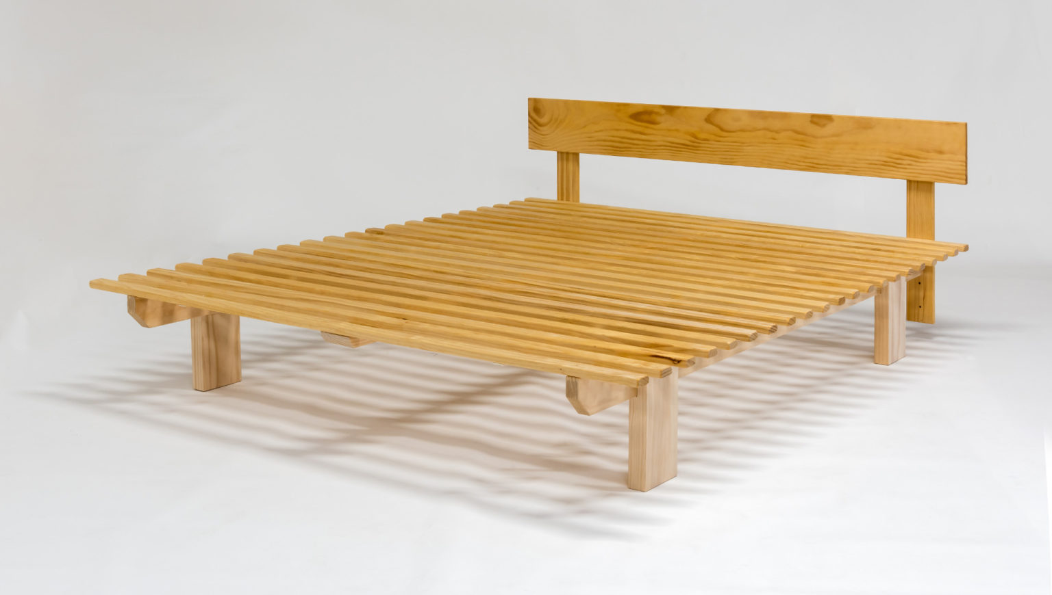 Simple Bed Base NZ Made from Solid Wood